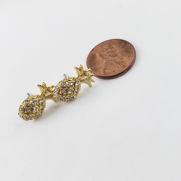 Talbots | Jewelry | Nwt Talbots Earrings Pineapple Pave Rhinestones ...